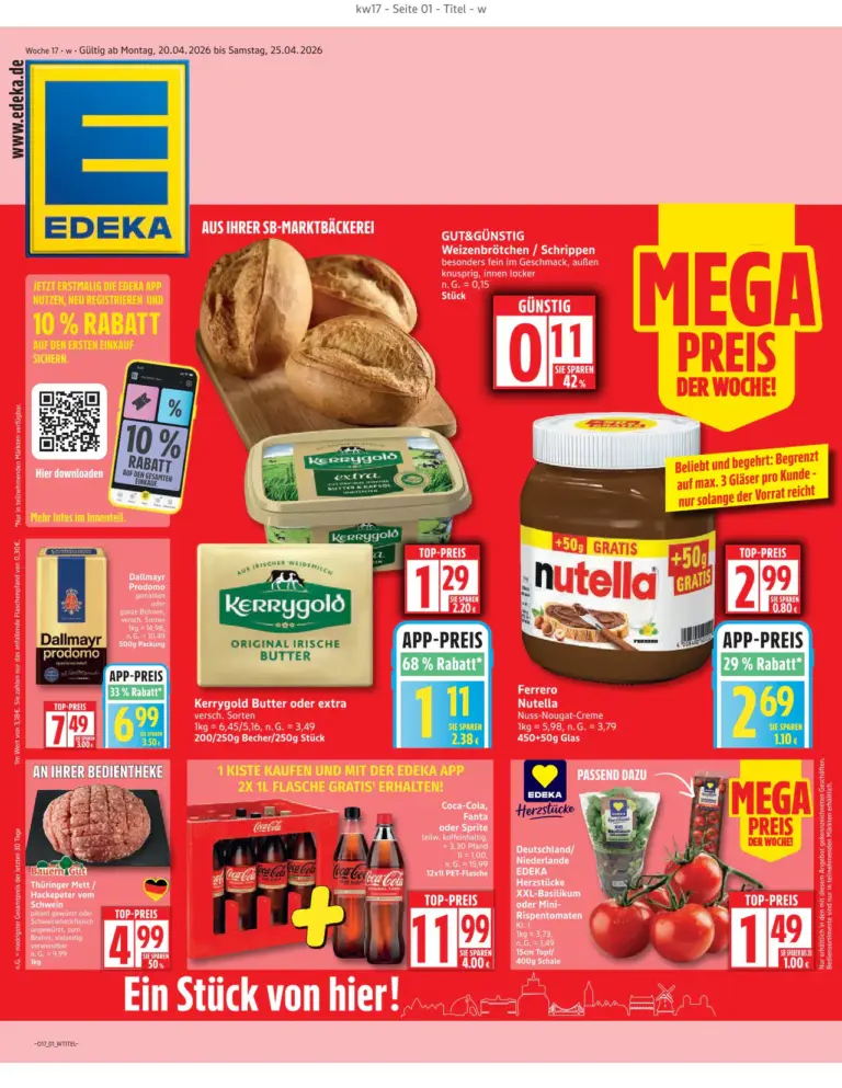 Еdeka prospekt Angebot 13.04.2026 diese Woche zum blättern
